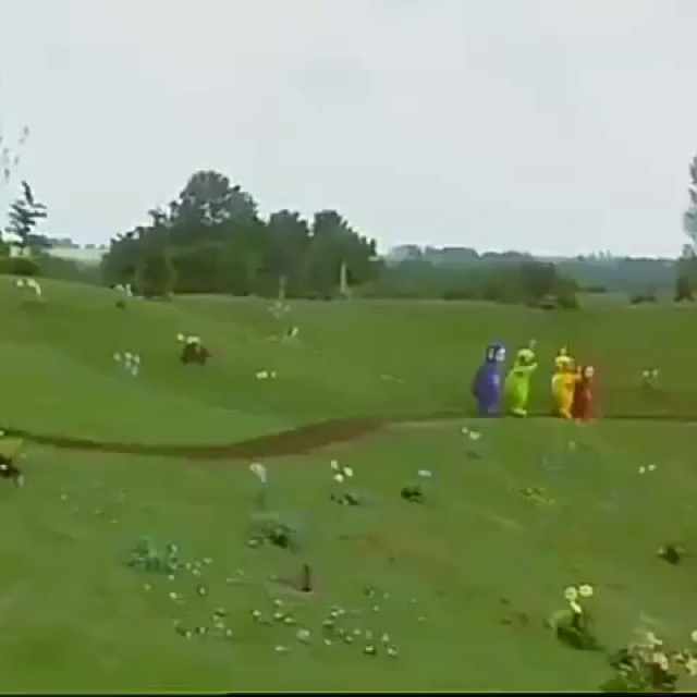 Teletubbies Falling Down Dance