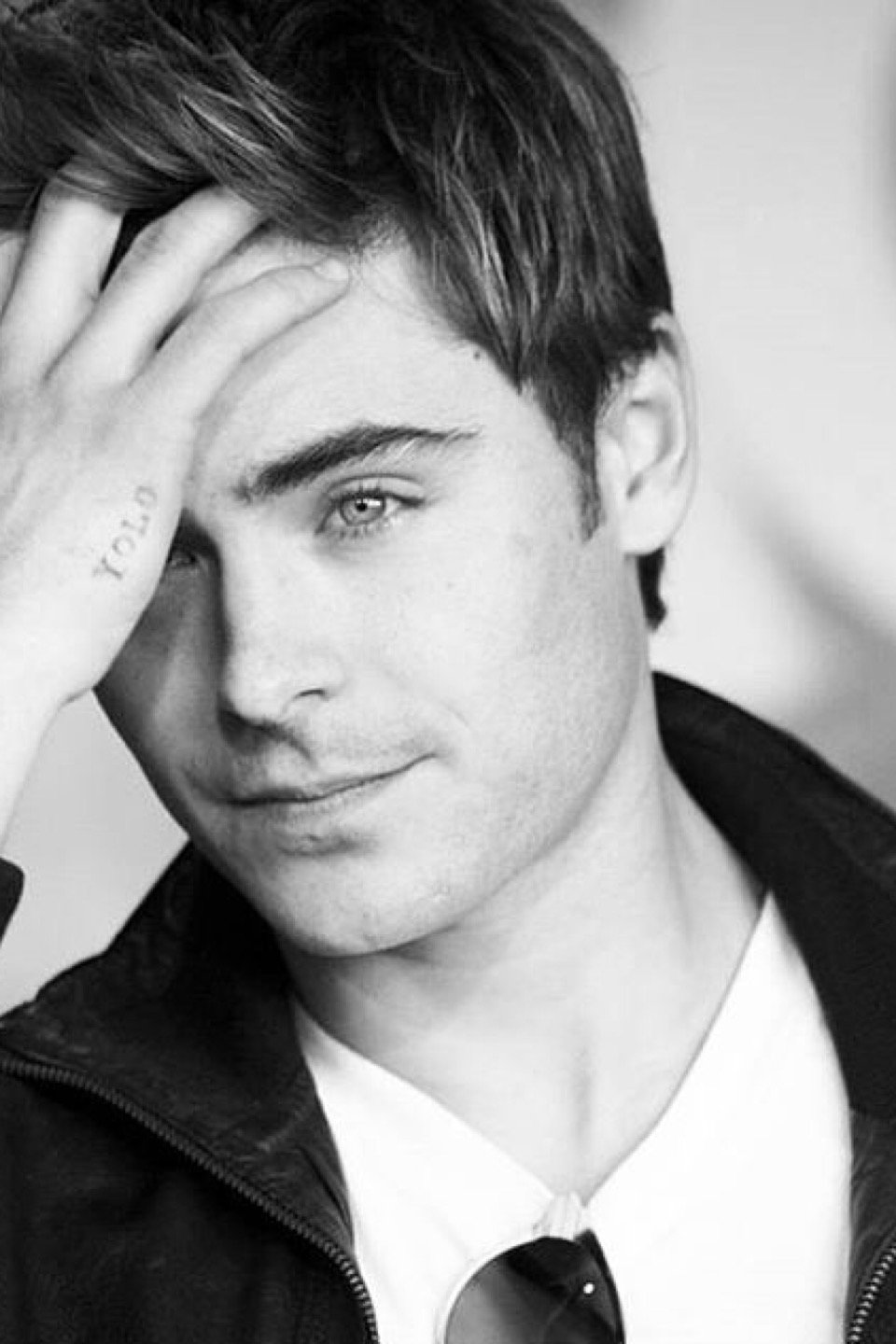 Zac Efron Photoshoot Black And White